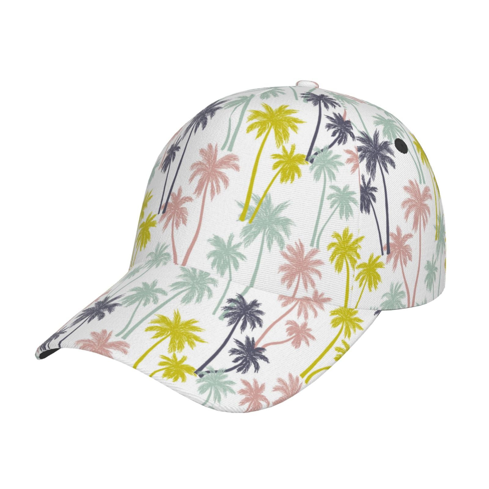 Baseball Cap, Hawaiian Style Tree Hats For Men Women Low Profile ...