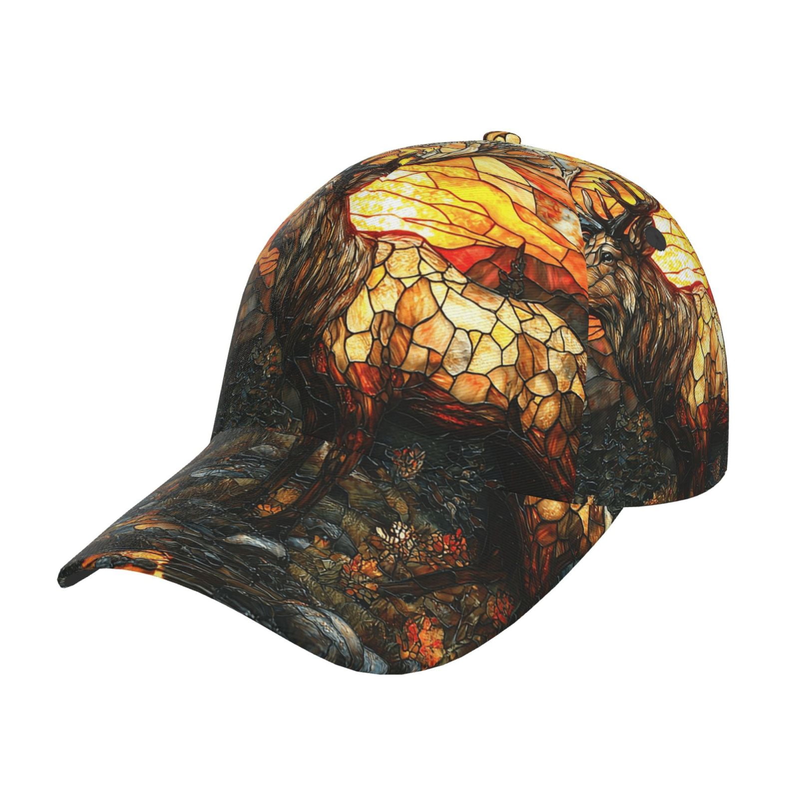 Baseball Cap Hip Hop Trucker Hat Snapback Unisex Fashion Dad Hats, Elk ...