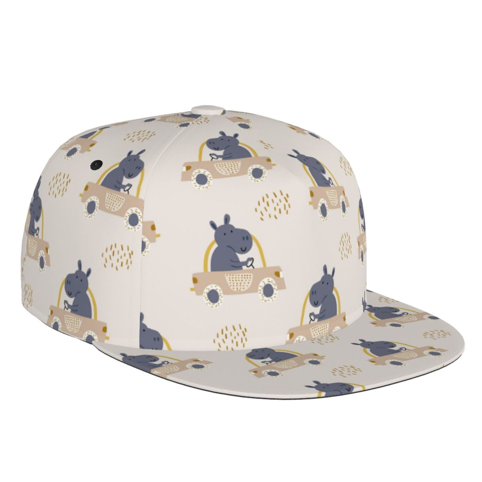 Baseball Cap - Hippos Driving A Car Hats for Men/Women Low Profile ...