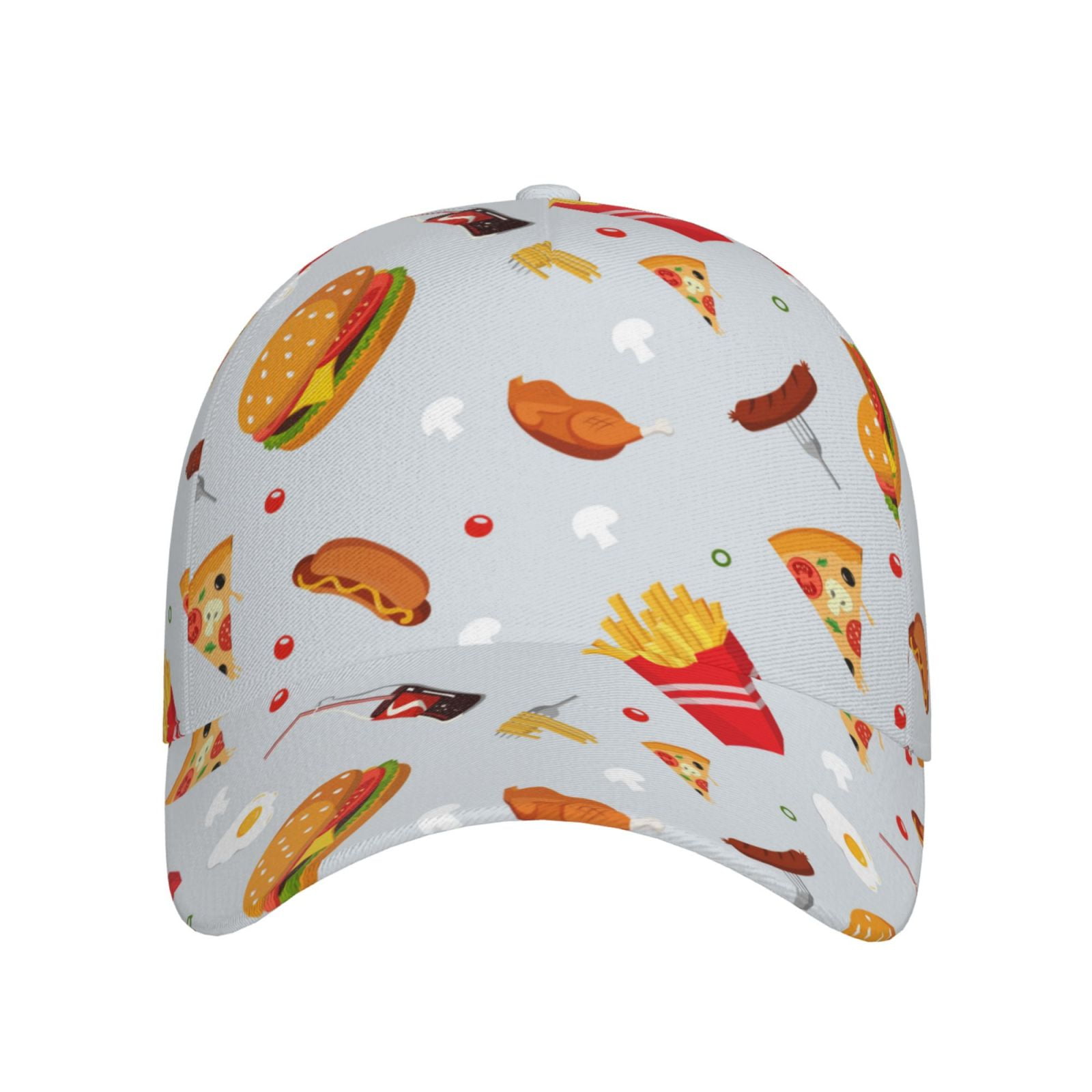 Baseball Cap, Hot Dog Coke Burger Pizza Trucker Hats Women Dad Hat For ...