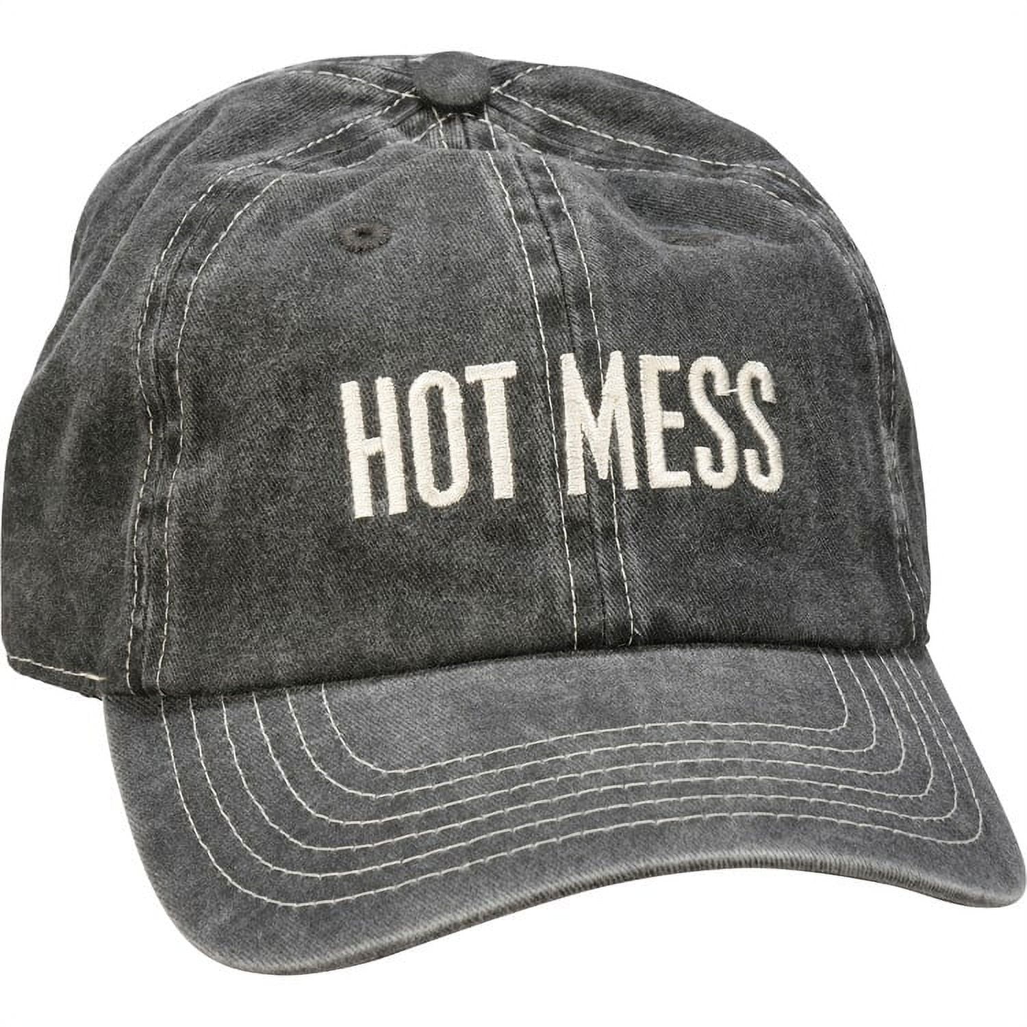 Primitives by Kathy 112919 Hot Mess Baseball Cap Black - Walmart.com