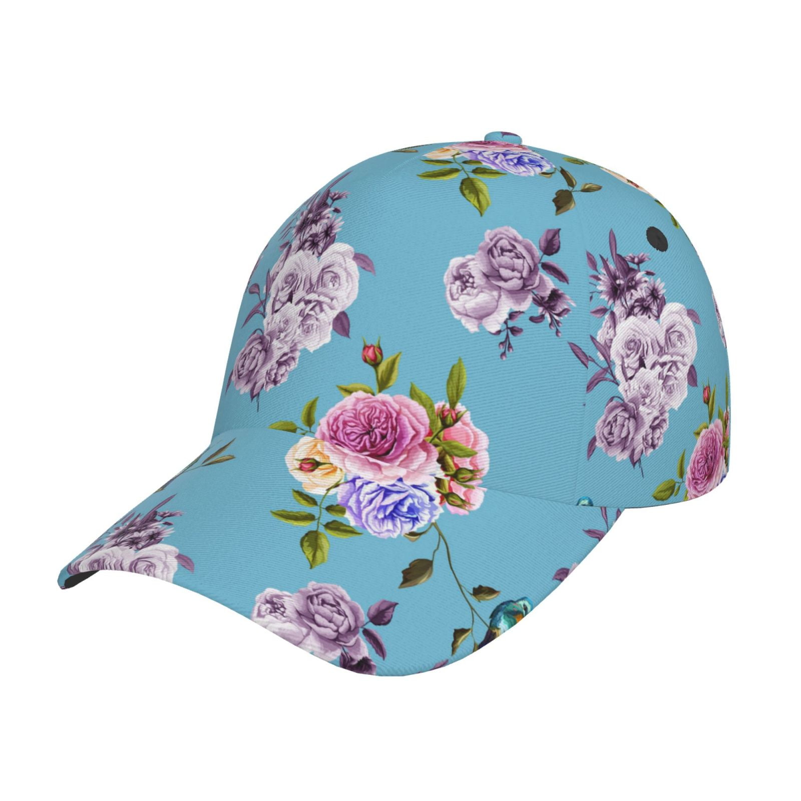 Baseball Cap - Hummingbird Carnation Adjustable Size Hats For Men And ...