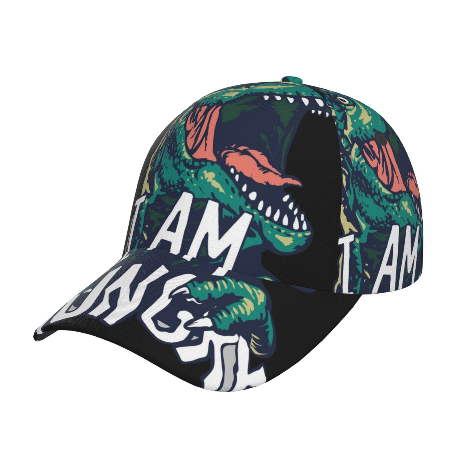 Baseball Cap, Hungry dinosaurs Sun Hats for Men Women, Adjustable Golf ...