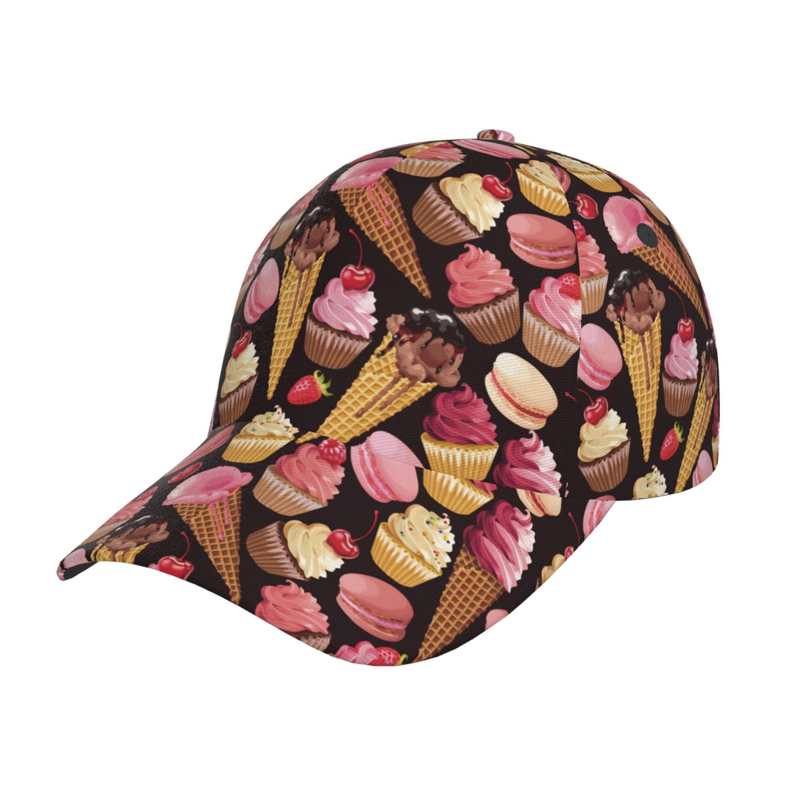 Baseball Cap, Ice Cream Cake Hats For Men Women Low Profile Classic ...