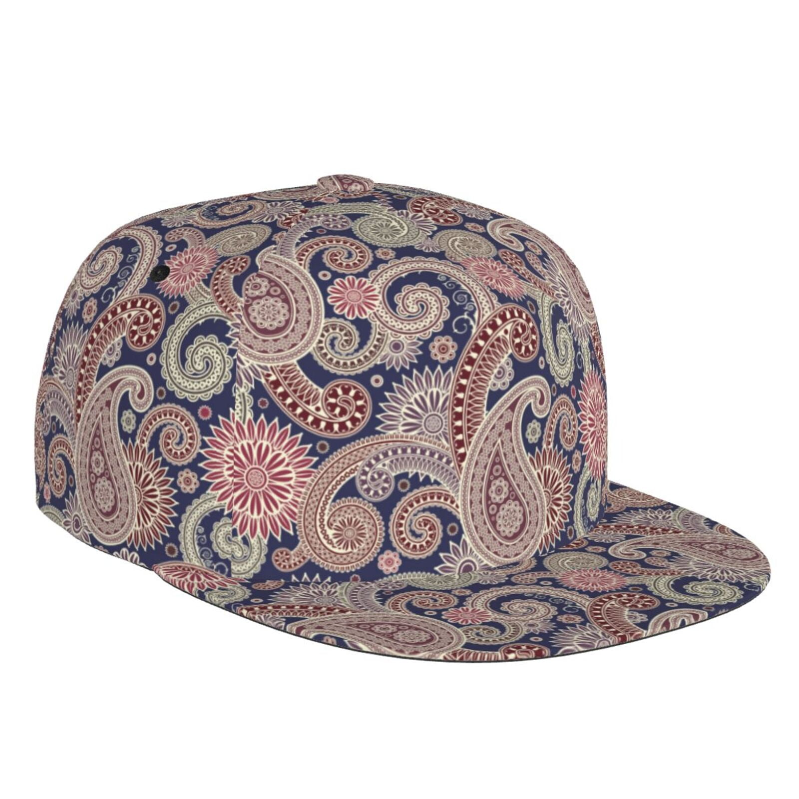 Baseball Cap - Indian Paisley Pattern Hats for Men/Women Low Profile ...