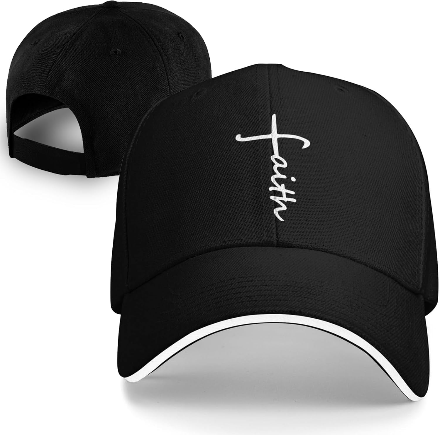 Baseball Cap Jesus hat Unisex Adjustable Casual Caps Black - Walmart.com