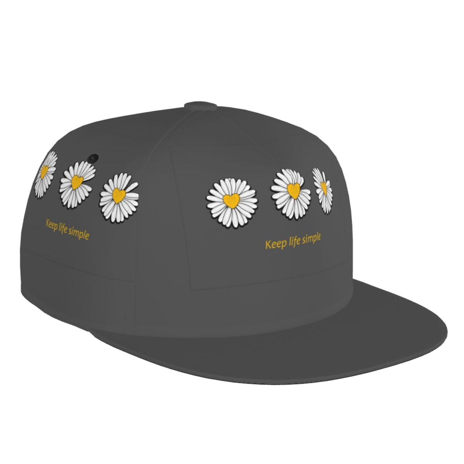 Baseball Cap - Keep Life Simple Daisy Flower Hats for Men/Women Low ...