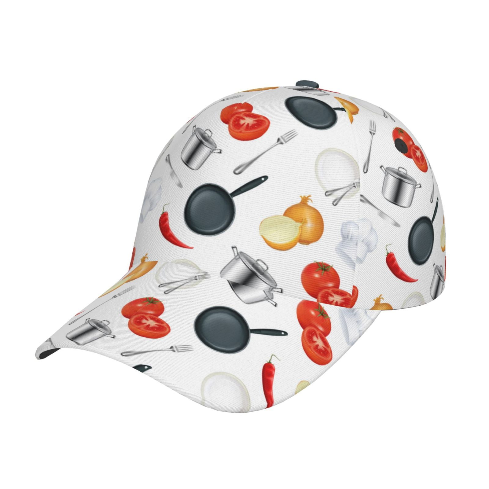 Baseball Cap - Kitchen Utensils Pattern Adjustable Size Hats For Men ...