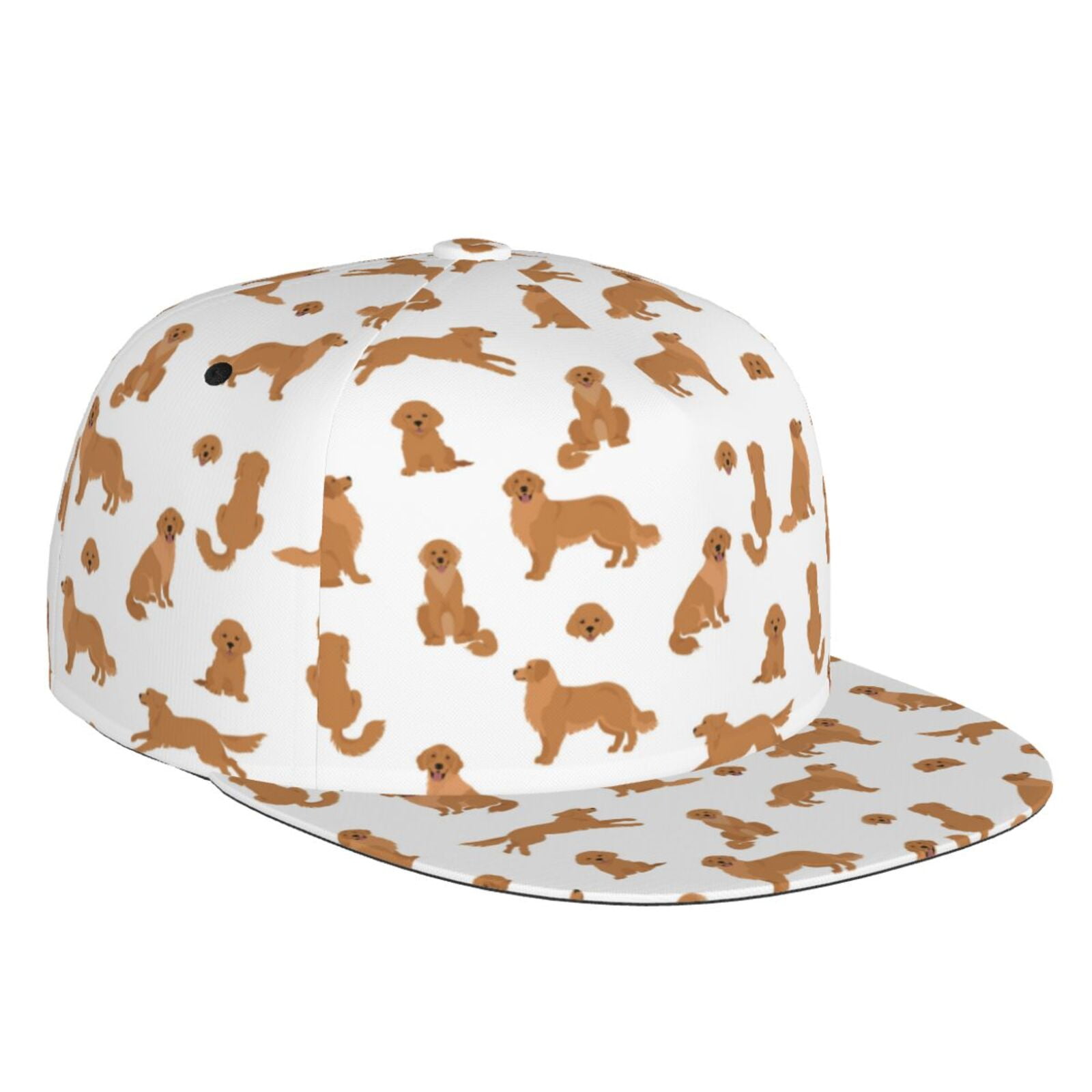 Baseball Cap Labrador Retriever Dog Head Flat Brim Hats for Men and ...
