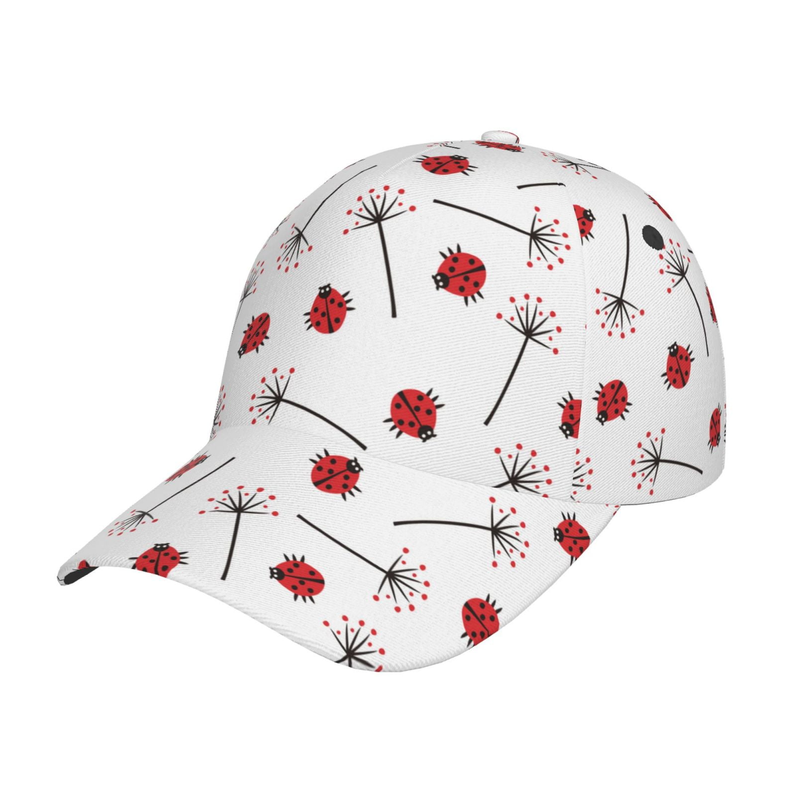 Baseball Cap - Ladybug With Dandelion Hats for Men Women Low Profile ...