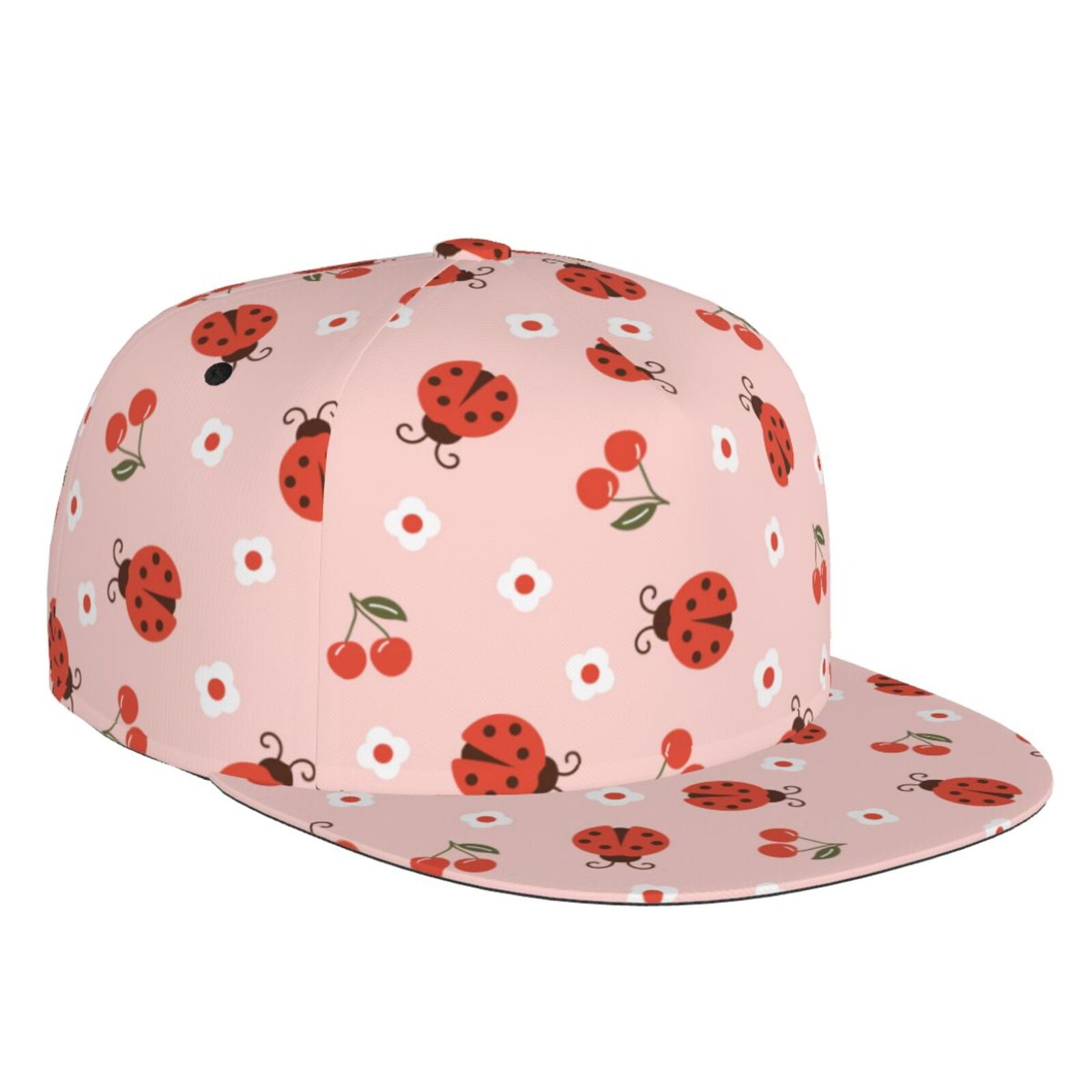 Baseball Cap - Ladybug With Flower Hats for Men/Women Low Profile ...