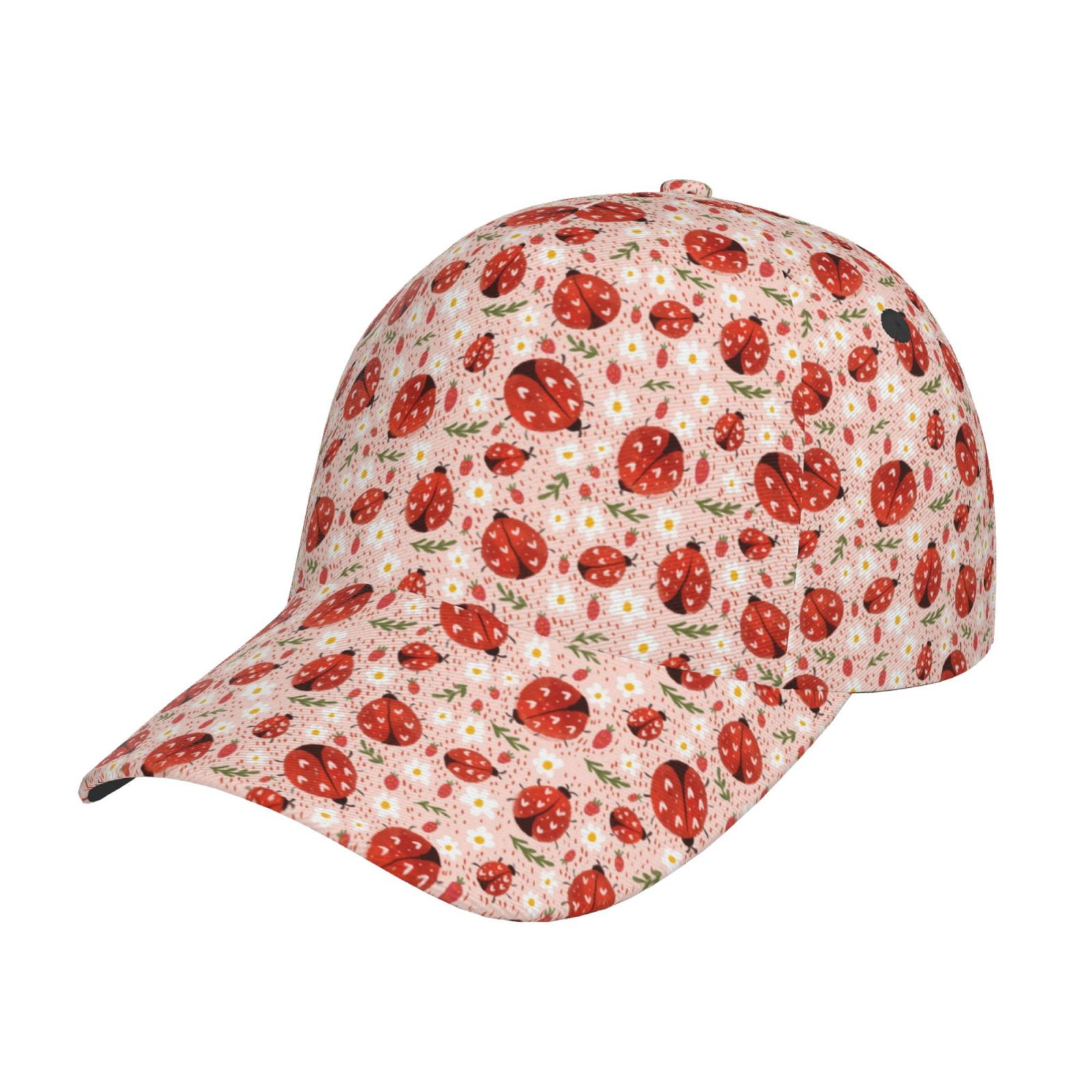Baseball Cap - Ladybugs With Heart Spots Hats for Men Women Low Profile ...