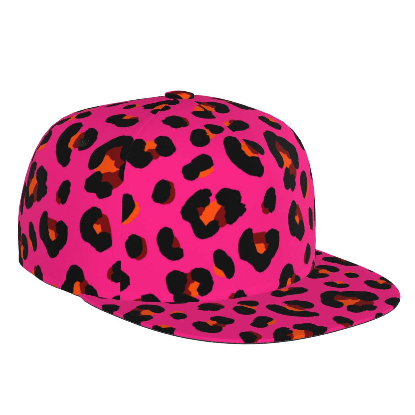 Baseball Cap - Large Leopard red print Hats for Men/Women Low Profile ...