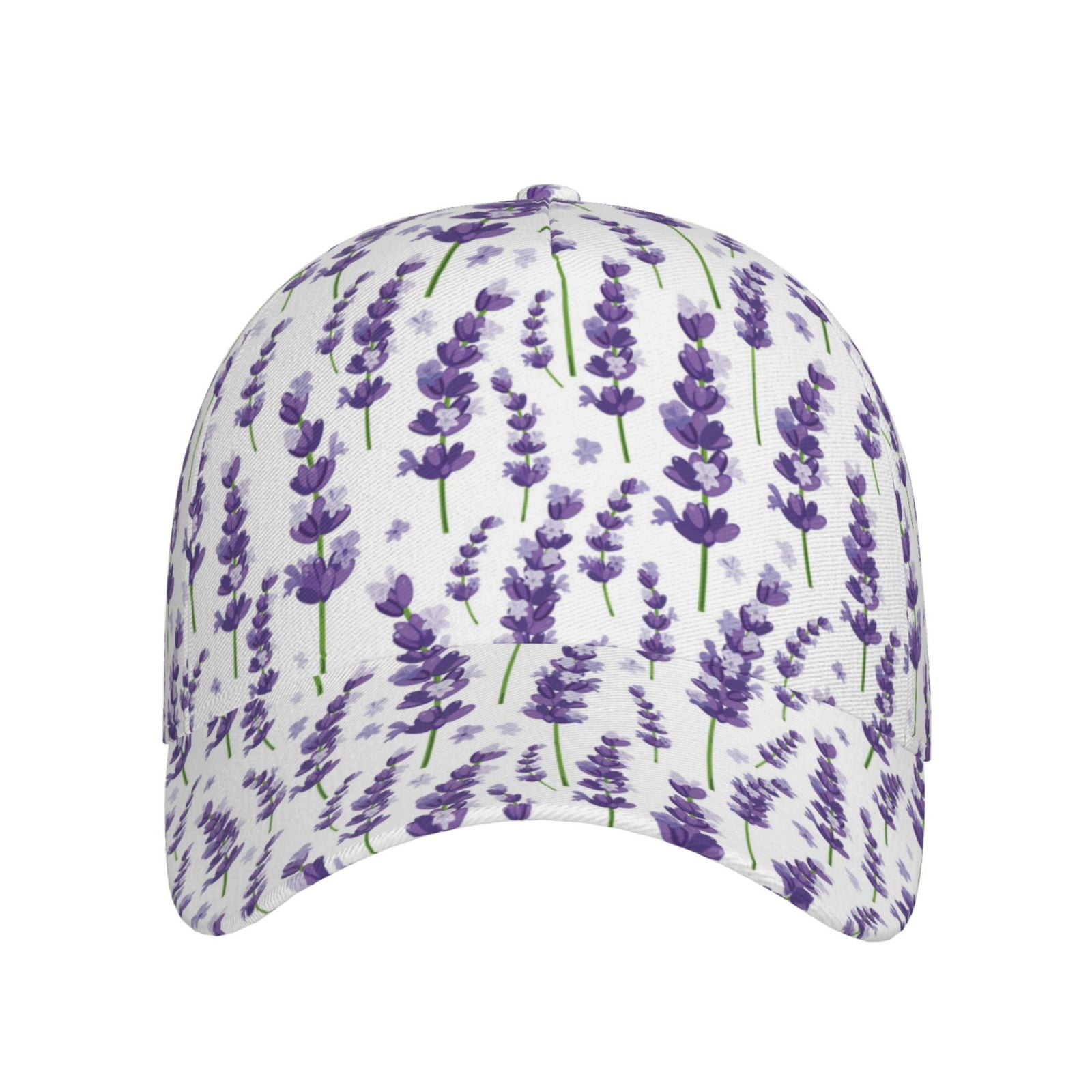 Baseball Cap, Lavender Flowers Purple Trucker Hats Women Dad Hat For ...