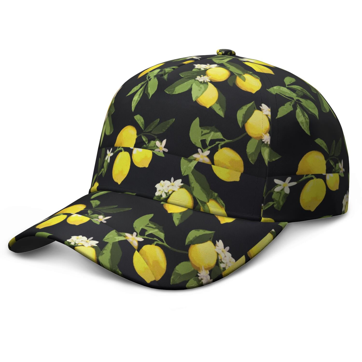 Baseball Cap Lemon Cute Yellow Summer Fruit Adjustable Dad Hat with ...