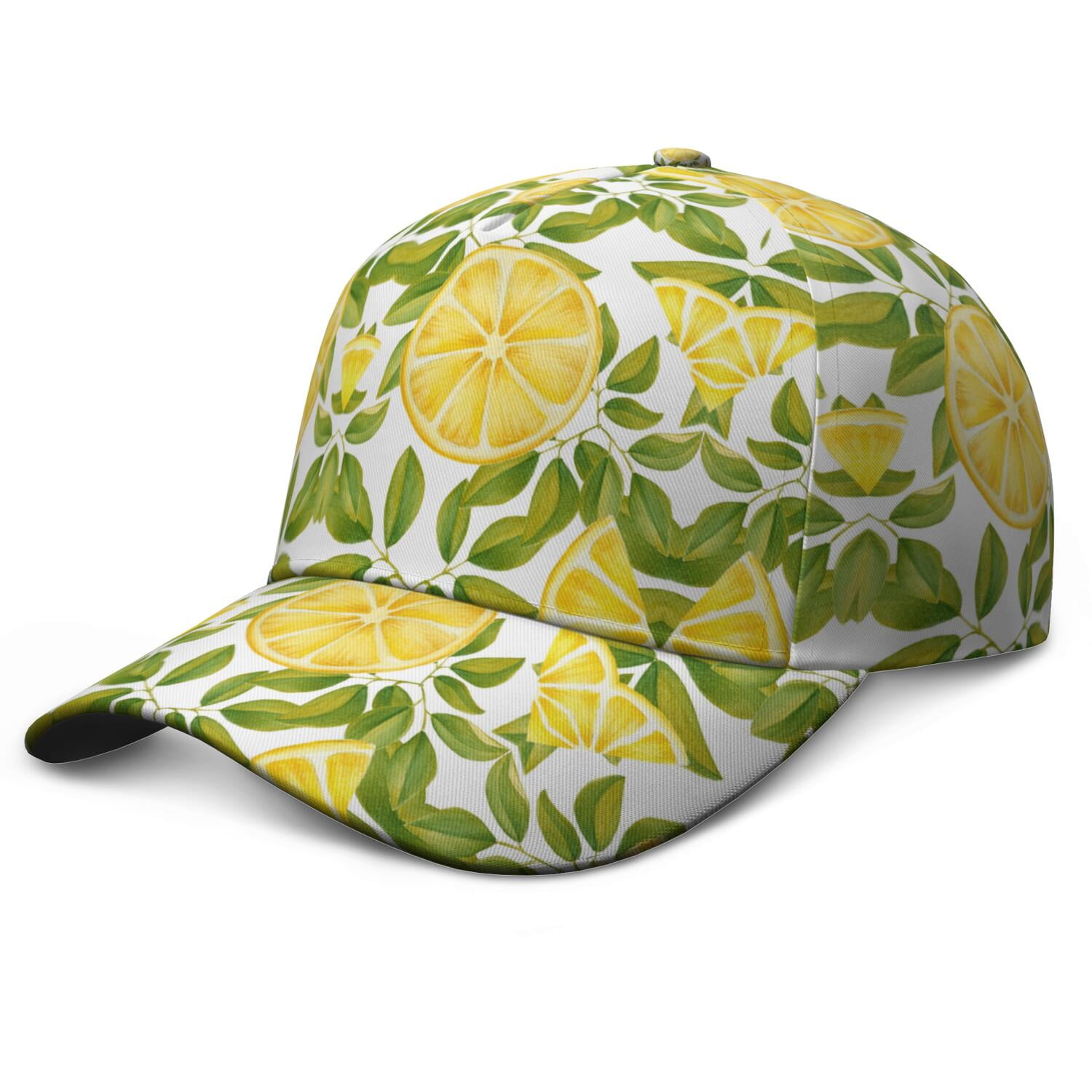 Baseball Cap Lemon Lover Fresh Yellow Summer Fruit Adjustable Dad Hat ...