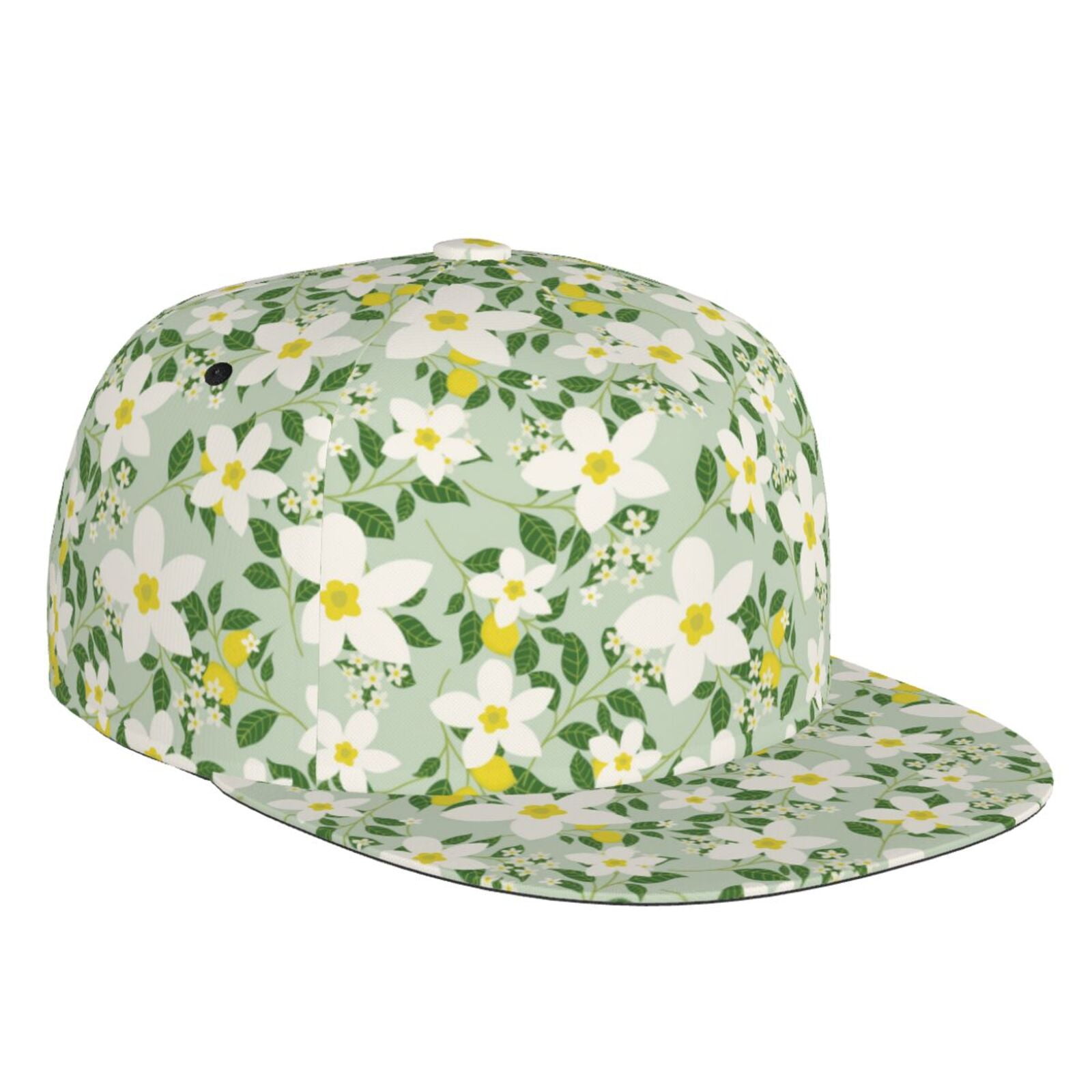 Baseball Cap - Lemon floral Hats for Men/Women Low Profile Adjustable ...
