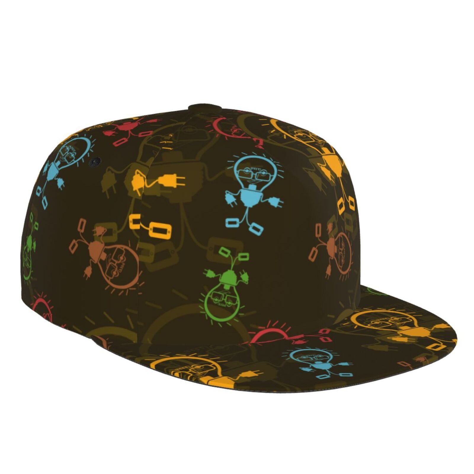 Baseball Cap - Light Bulb funny print Hats for Men/Women Low Profile ...