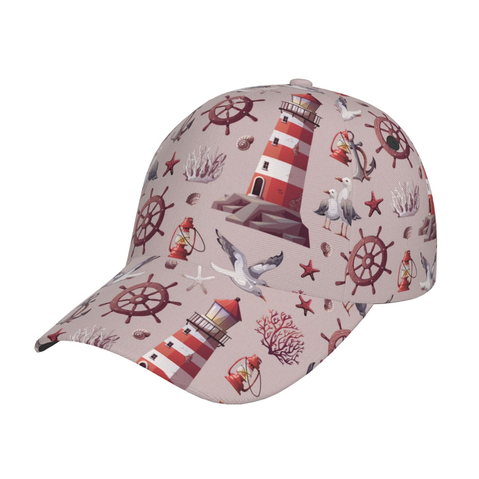 Baseball Cap, Lighthouse Rudder Bird Hats For Men Women Low Profile ...