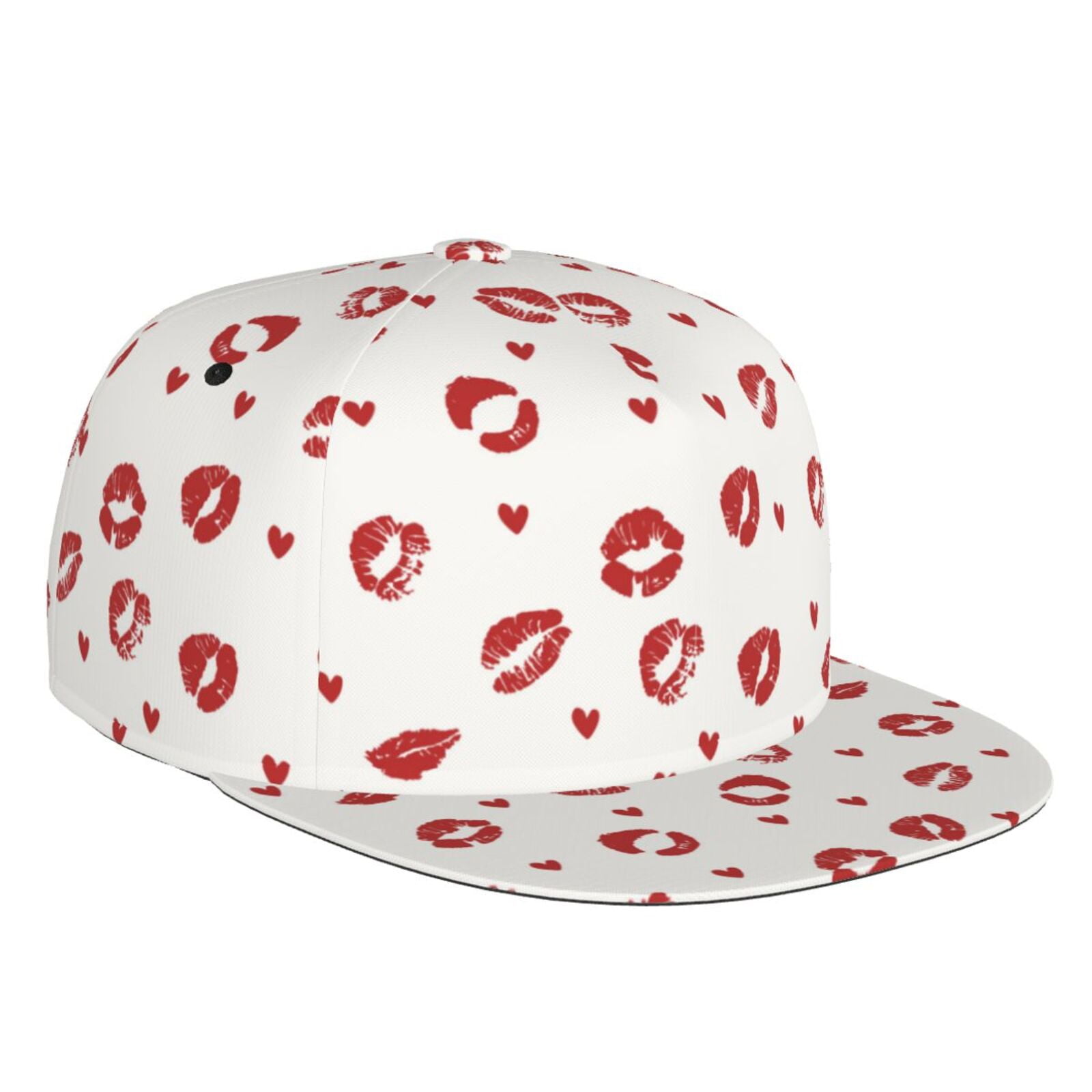 Baseball Cap - Lips Kiss Hats for Men/Women Low Profile Adjustable ...