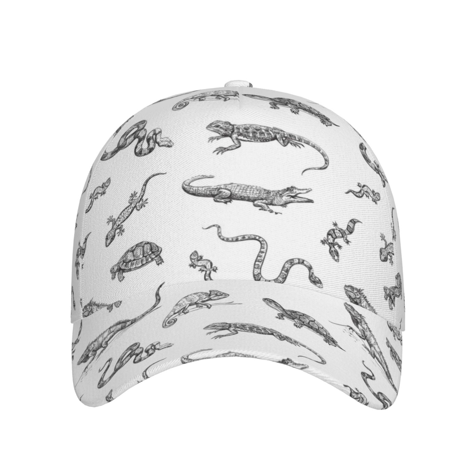 Baseball Cap, Lizard Snake Turtle Crocodile Trucker Hats Women Dad Hat ...
