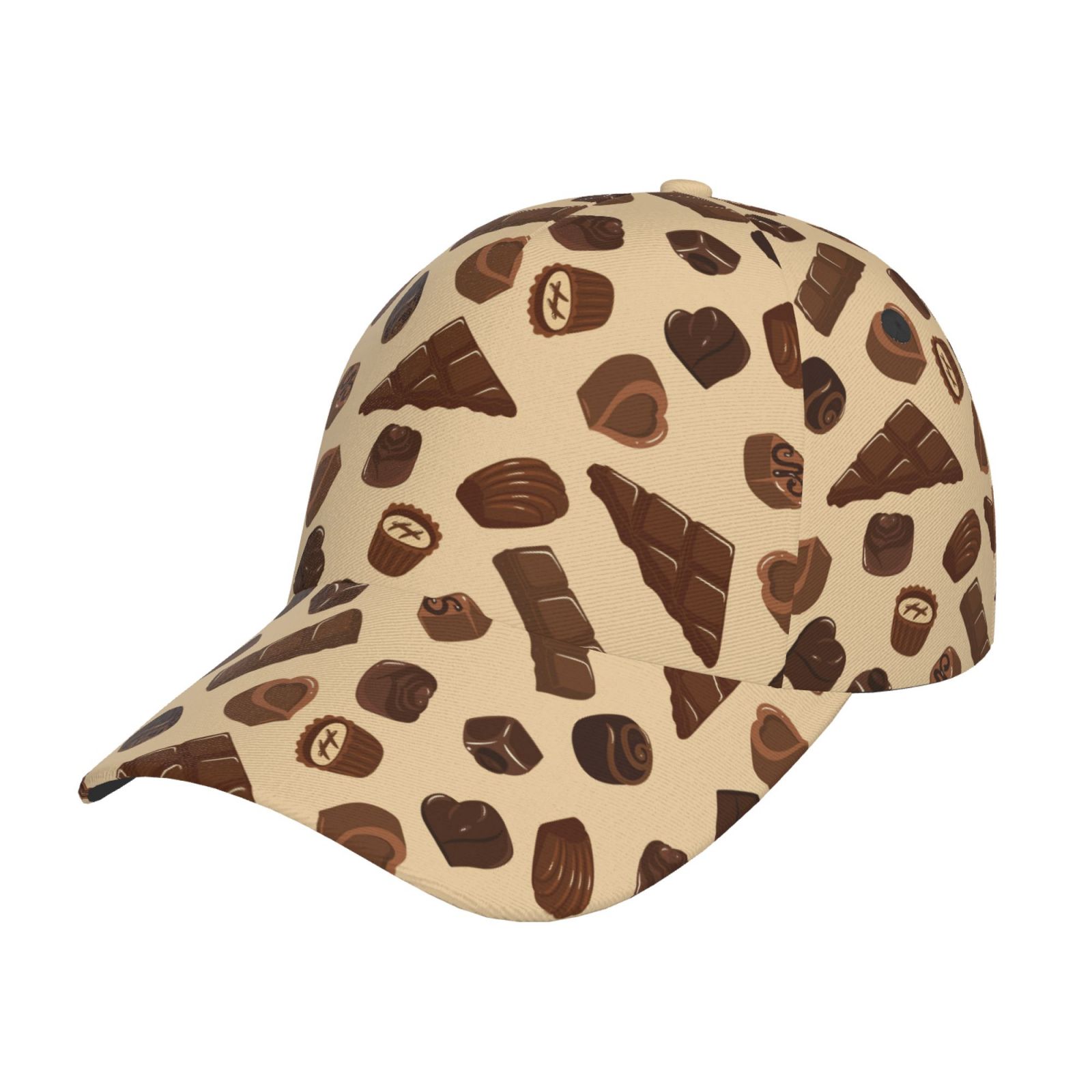 Baseball Cap, Love Chocolate Print Hats For Men Women Low Profile ...