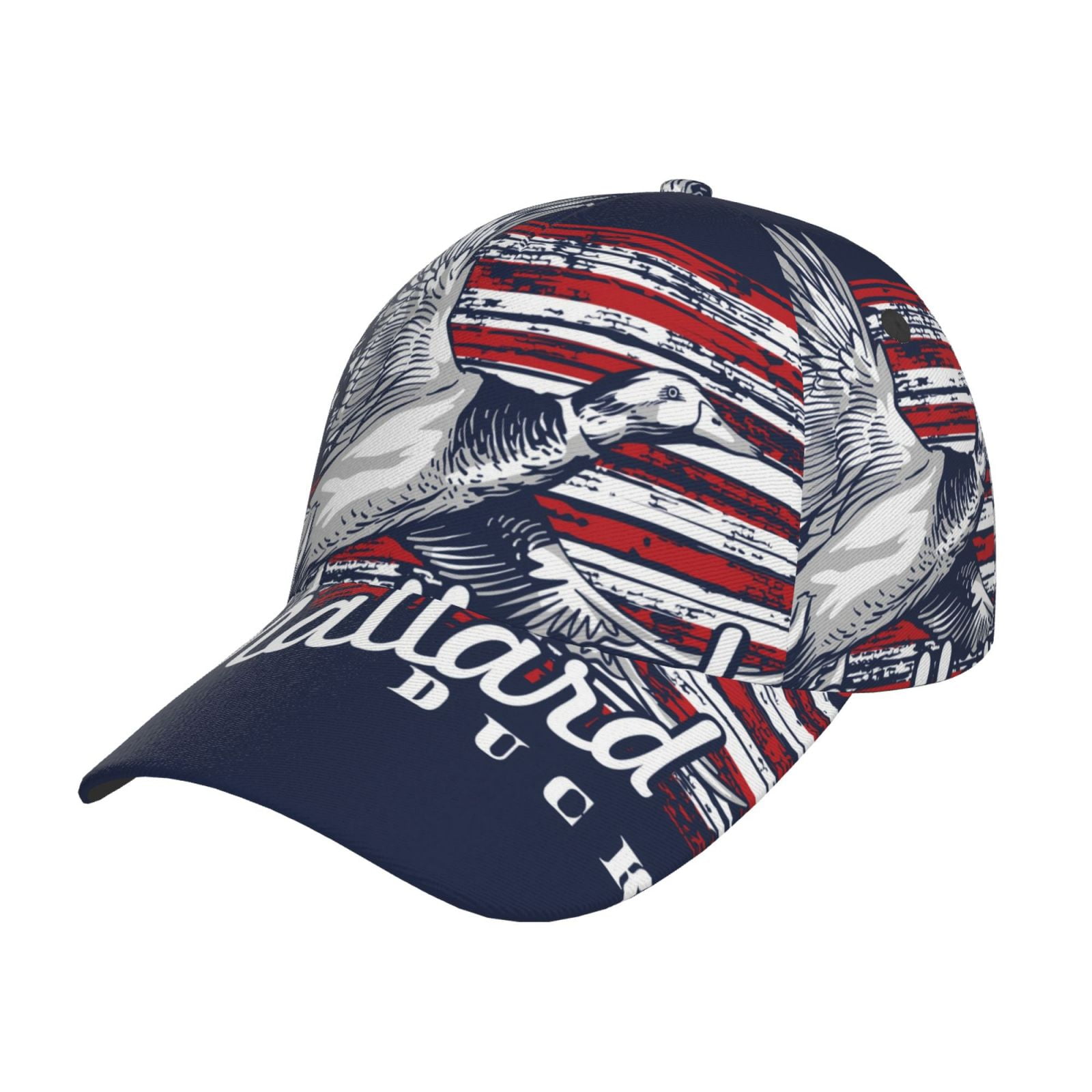 Baseball Cap - Mallard Duck With American Flag Hats for Men Women Low ...
