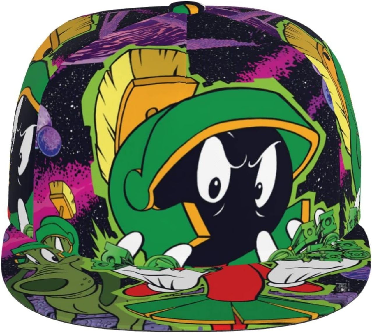 Baseball Cap Marvin Anime The Martian Flat Brim Hat Hip Hop Trucker Hat ...