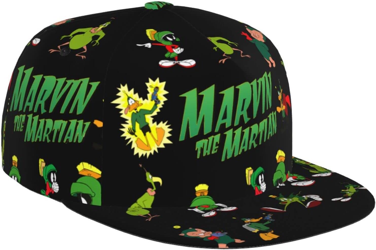 Baseball Cap Marvin Anime The Martian Flat Brim Hat Hip Hop Trucker Hat ...