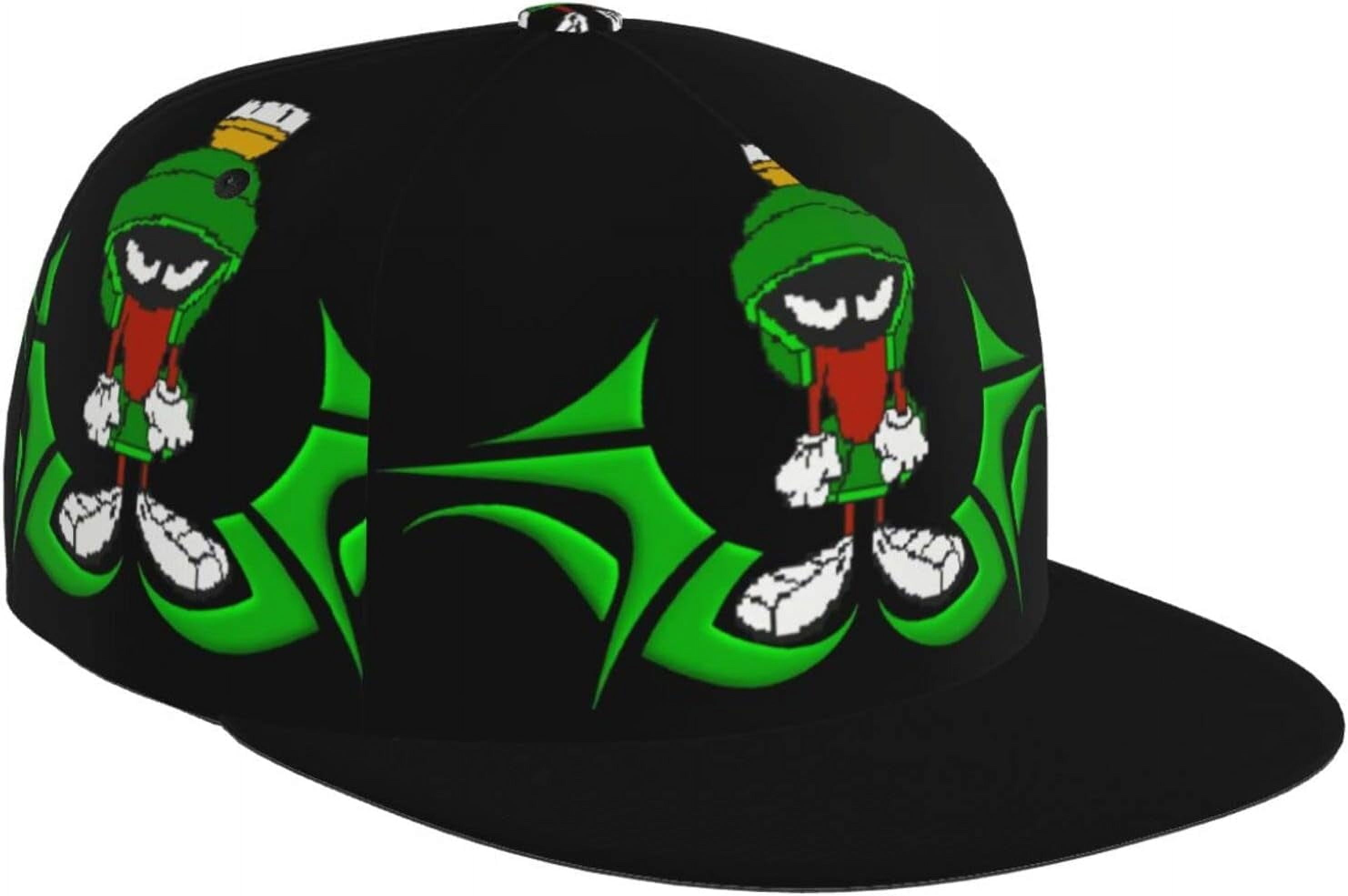 Baseball Cap Marvin Anime The Martian Flat Brim Hat Hip Hop Trucker Hat ...
