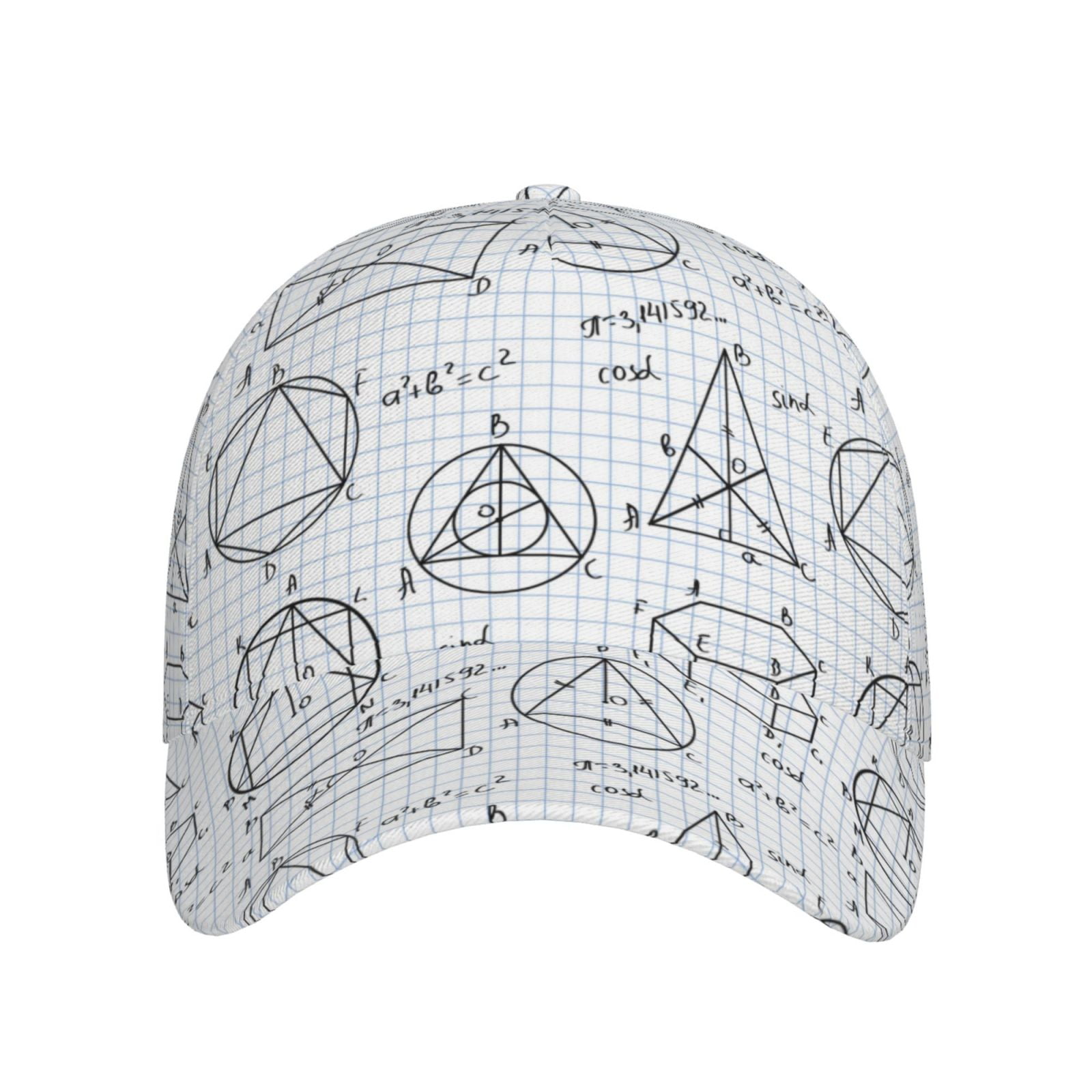 Baseball Cap, Math Formula Print Trucker Hats Women Dad Hat For ...