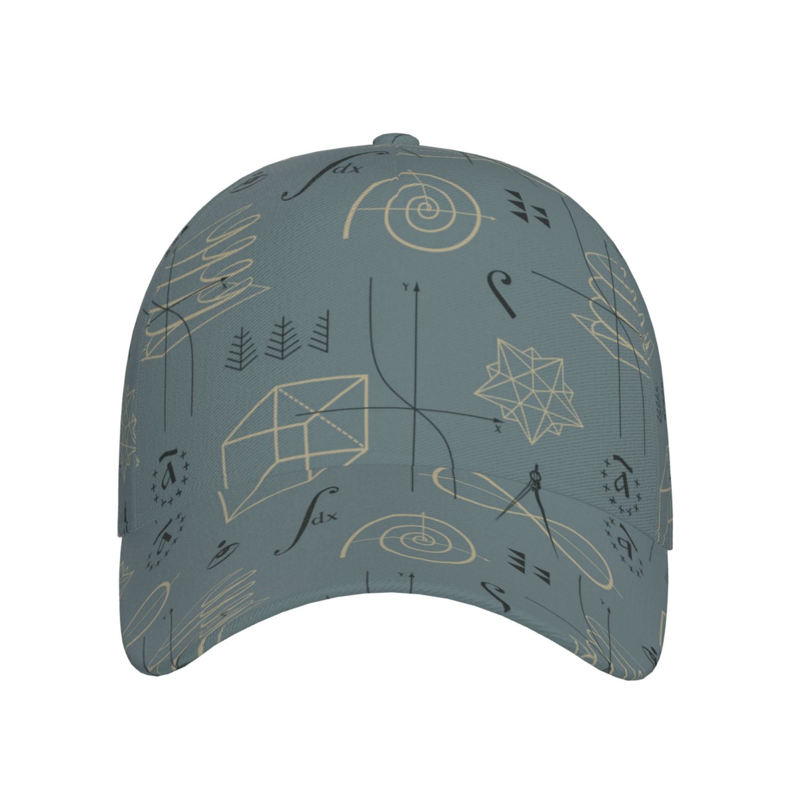 Baseball Cap, Math Print Quadrant Trucker Hats Women Dad Hat For ...