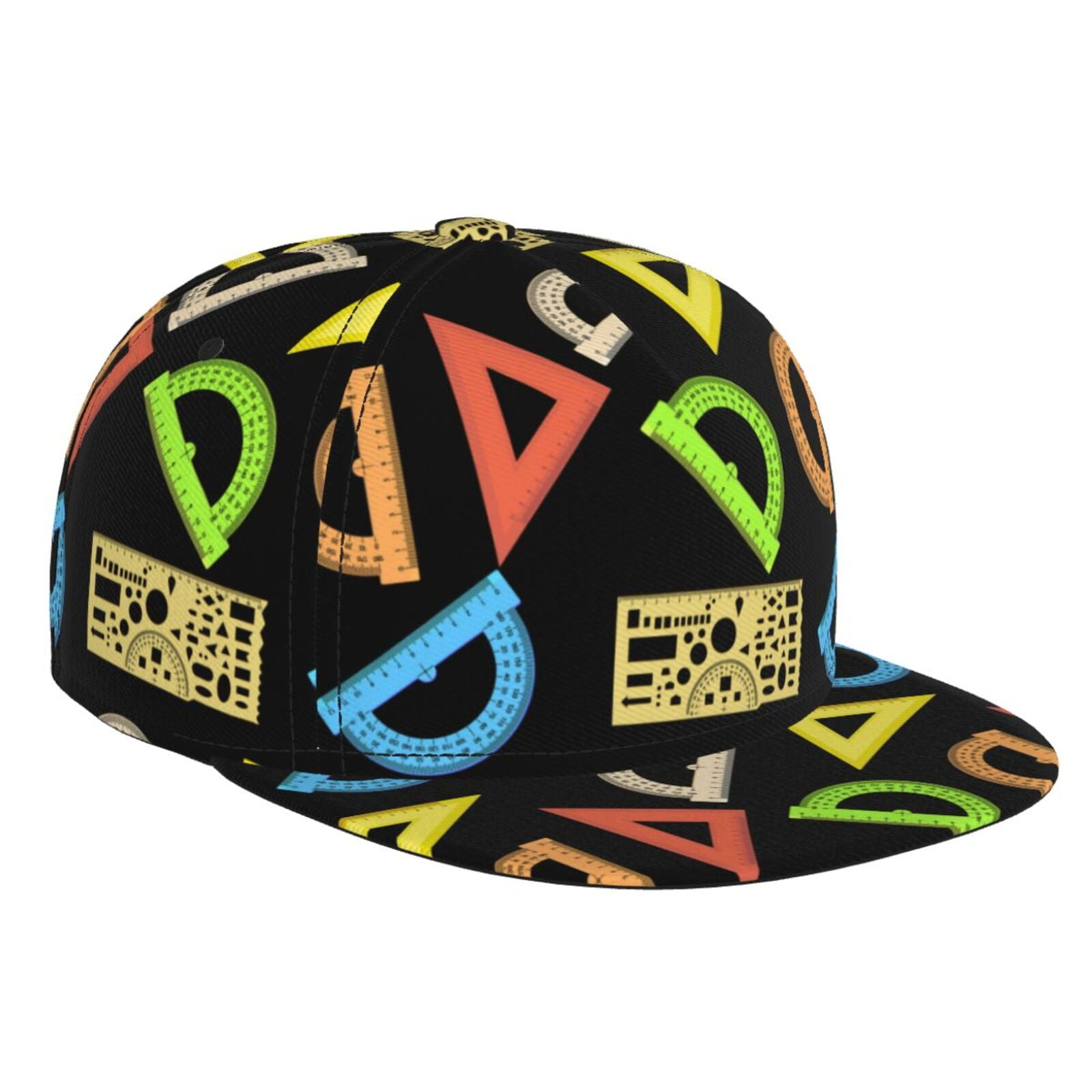 Baseball Cap - Math ruler colorful Print Hats for Men/Women Low Profile ...