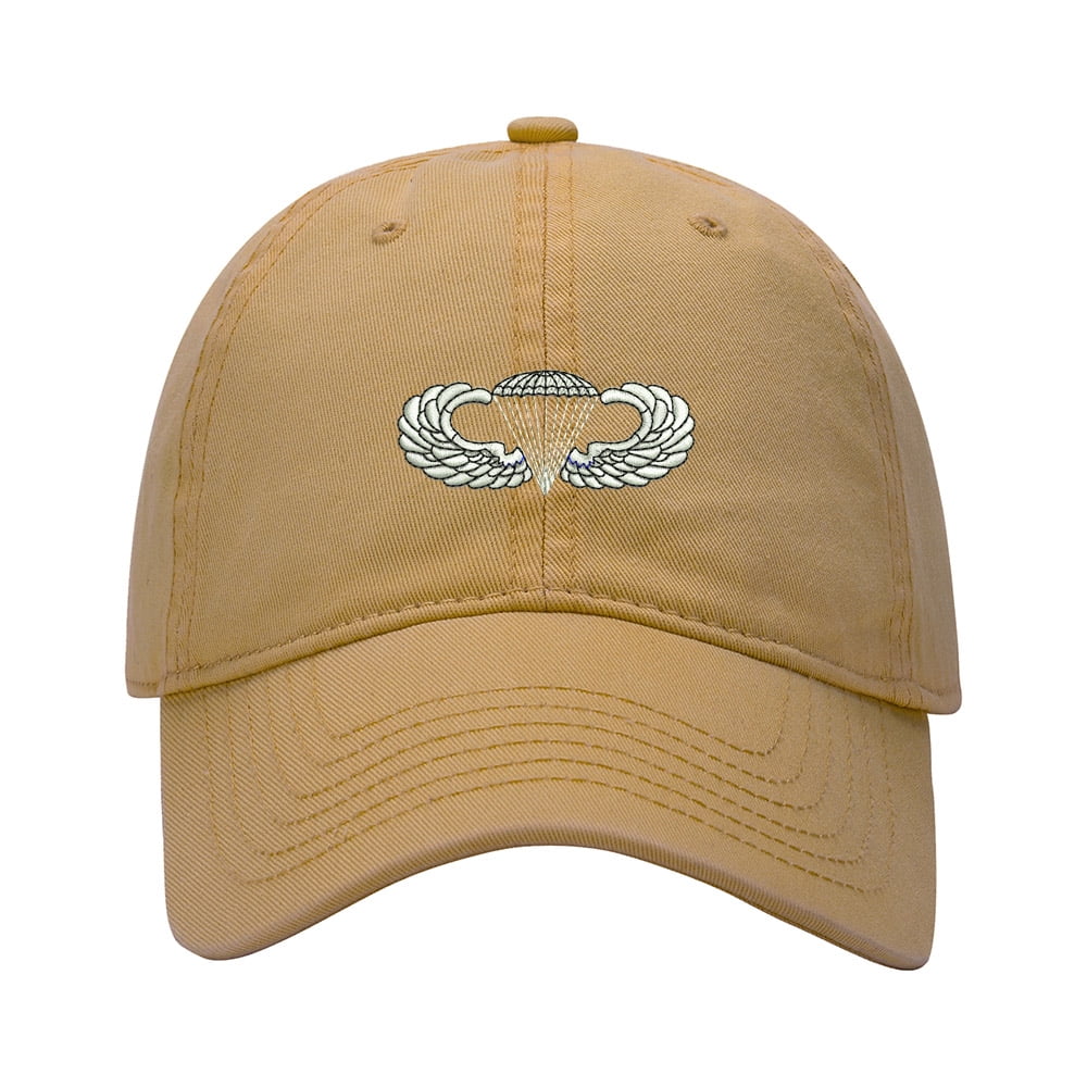 Baseball Cap Men Army Airborne Paratrooper Wings Embroidered Washed ...