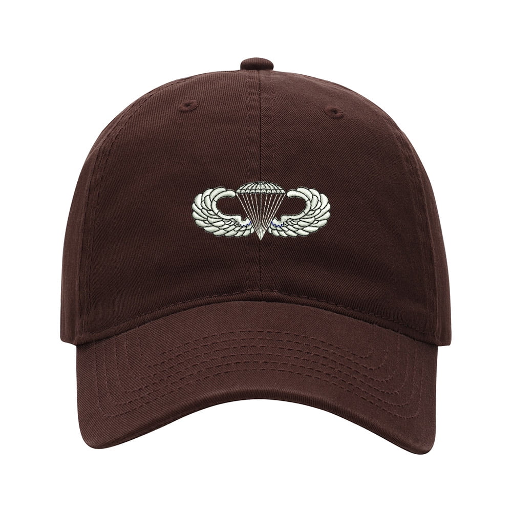 Baseball Cap Men Army Airborne Paratrooper Wings Embroidered Washed ...