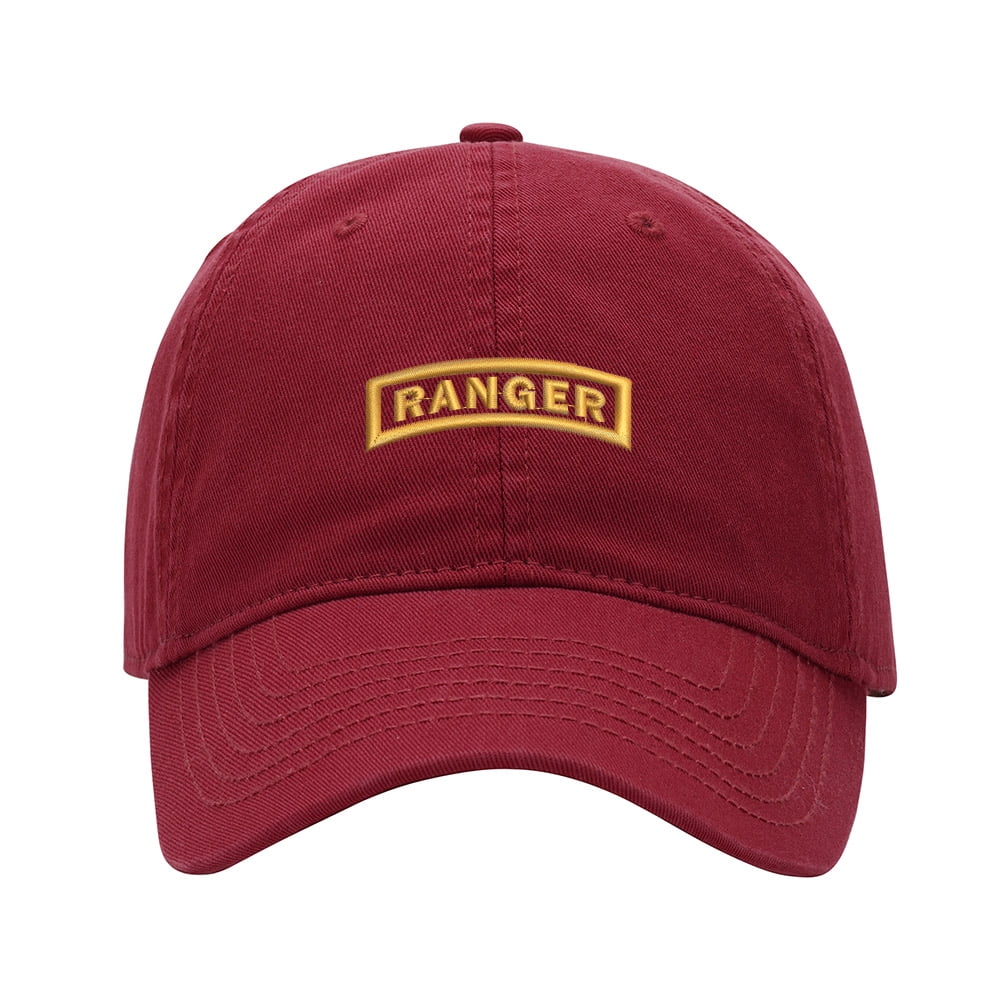 Baseball Cap Men Army Ranger Embroidered Washed Cotton Dad Hat Baseball ...