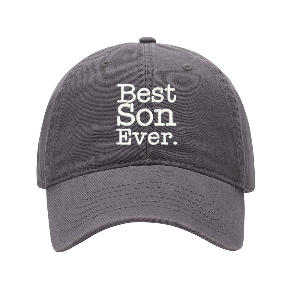 Baseball Cap Men Best Son Ever Embroidered Washed Cotton Dad Hat ...