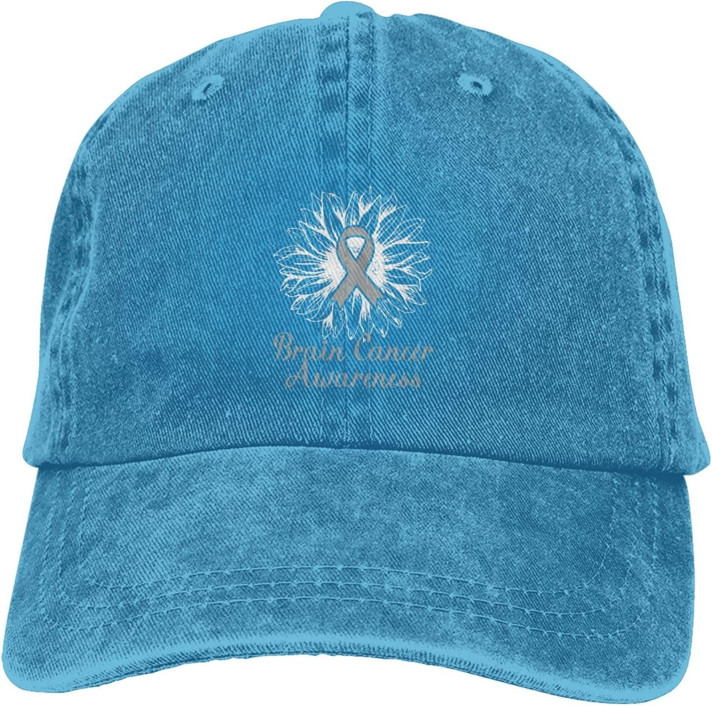 Baseball Cap Men Cancer Cool Hats for Womens Ball Hat Breathable Brain ...