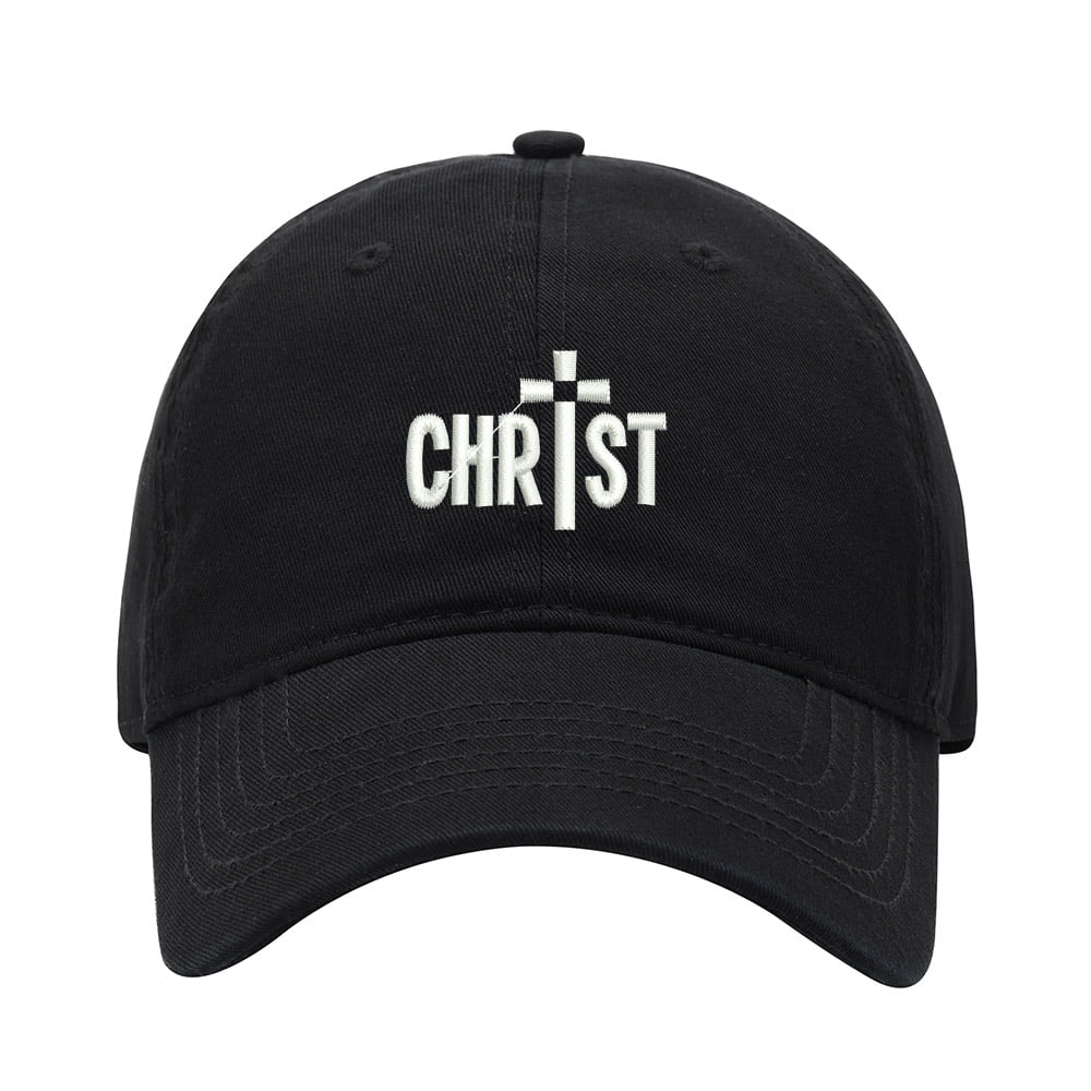 Baseball Cap Men Christ Cross Jesus Embroidered Washed Cotton Dad Hat ...