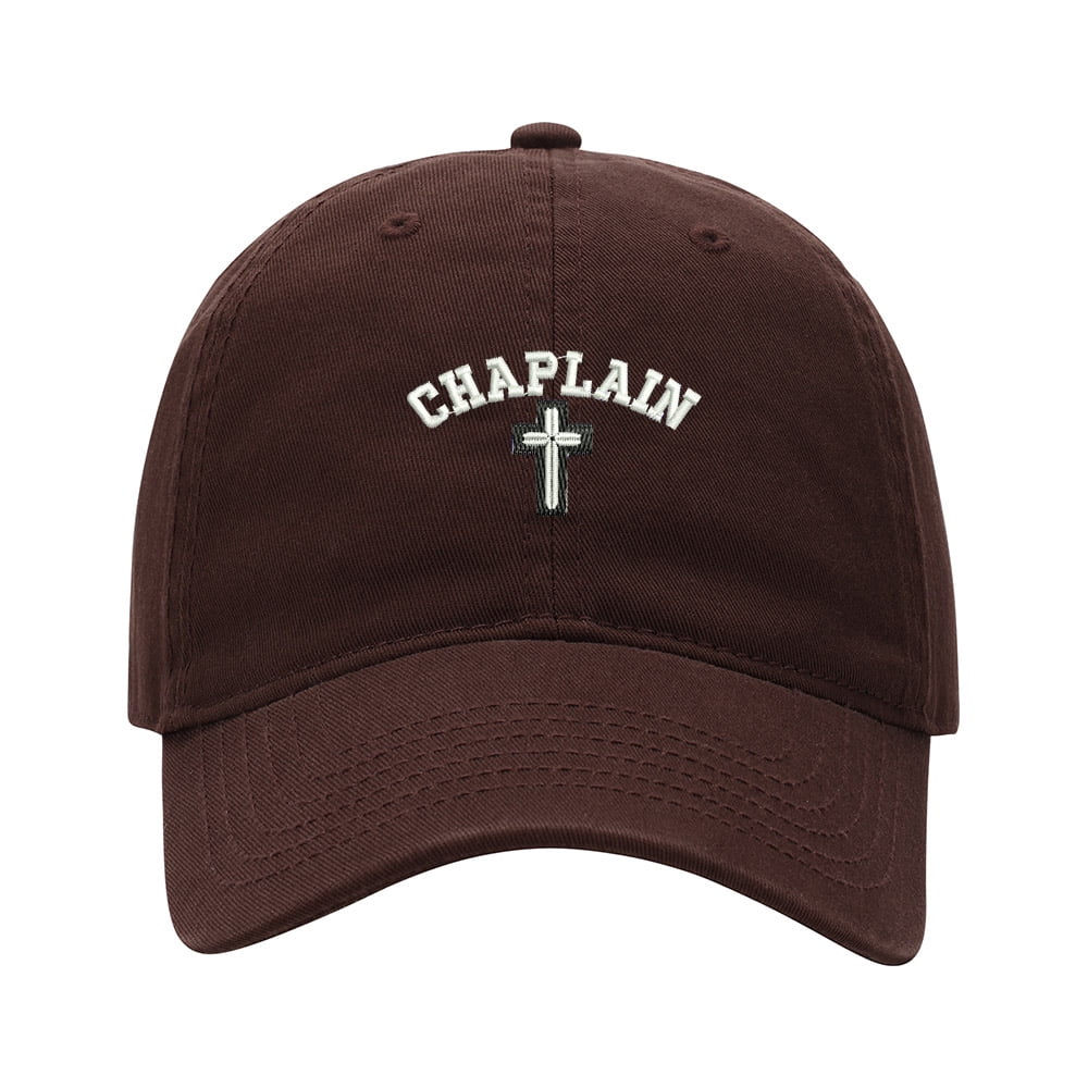 Baseball Cap Men Christain Chaplain Cross Embroidered Washed Cotton Dad ...