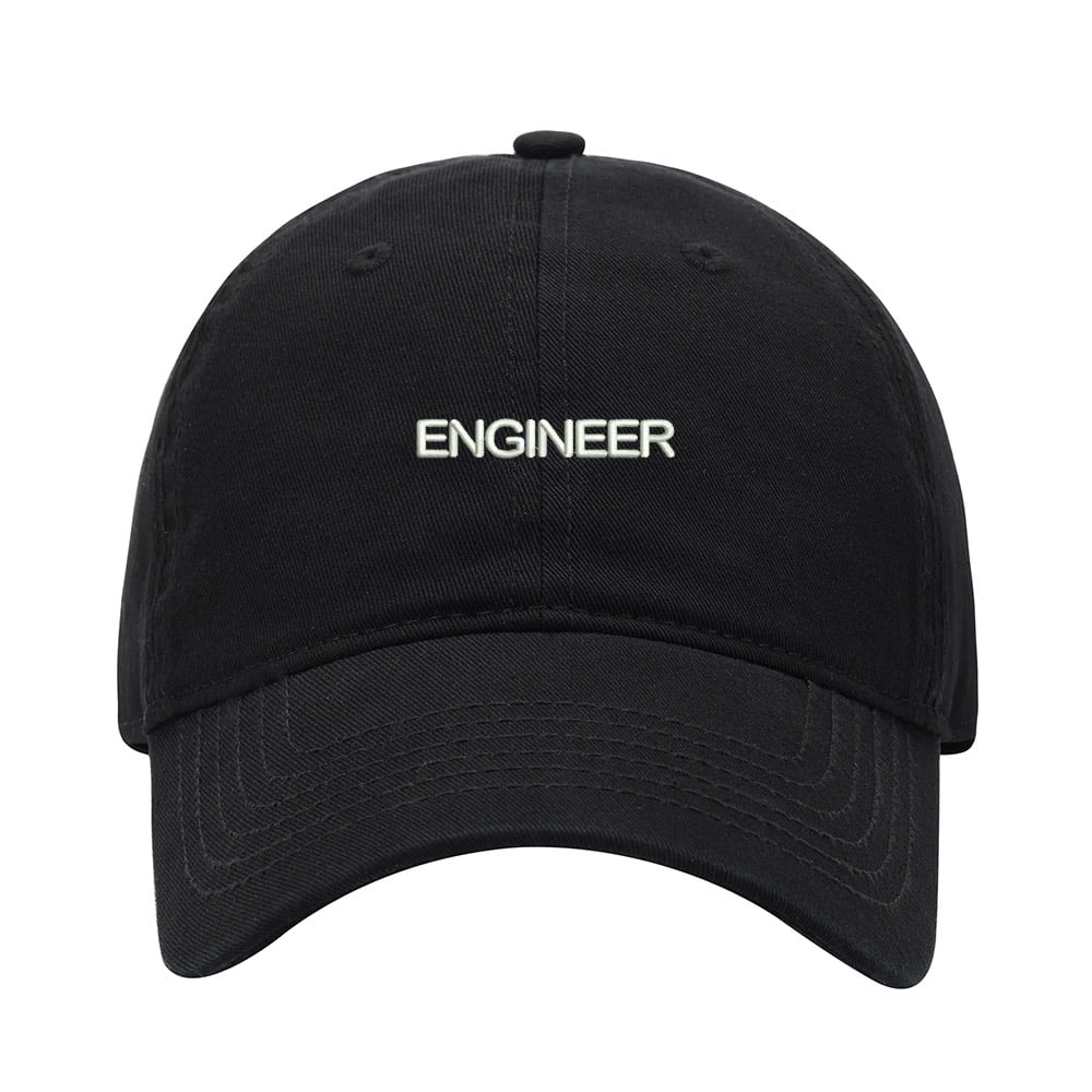 Baseball Cap Men Engineer Embroidered Washed Cotton Dad Hat Baseball ...