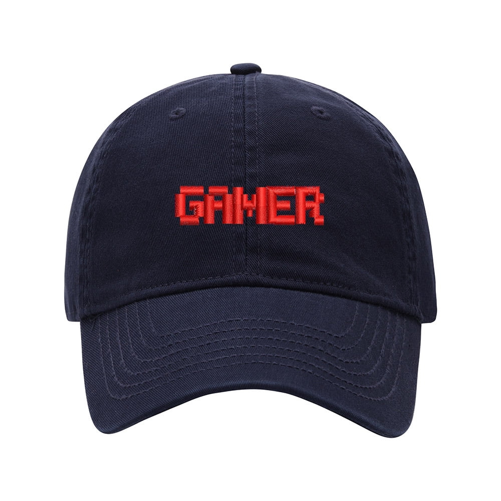 Baseball Cap Men Gamer Embroidered Washed Cotton Dad Hat Baseball Caps ...