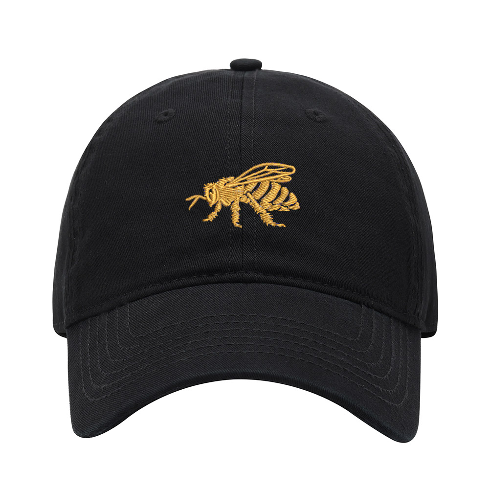 DALIX Bumble Bee Baseball Cap Dad Hat Embroidered Womens Girls in Black ...