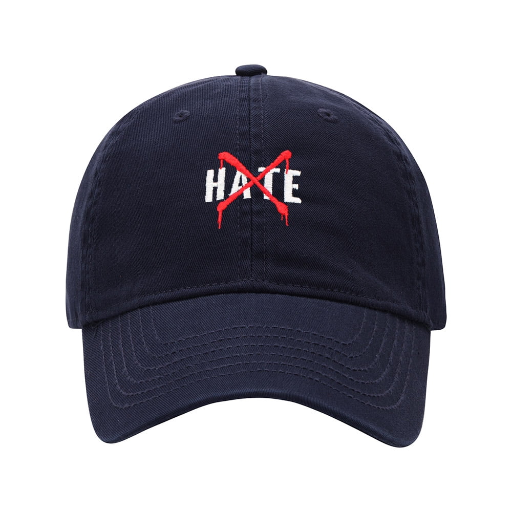 Baseball Cap Men Hate Vintage Embroidered Washed Cotton Dad Hat ...