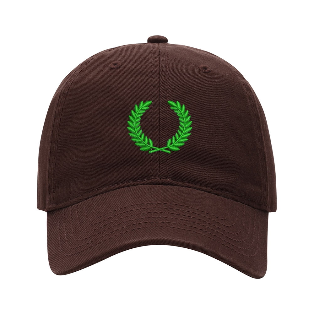 Baseball Cap Men Laurel Wreath Embroidered Washed Cotton Dad Hat Baseball Caps - Walmart.com