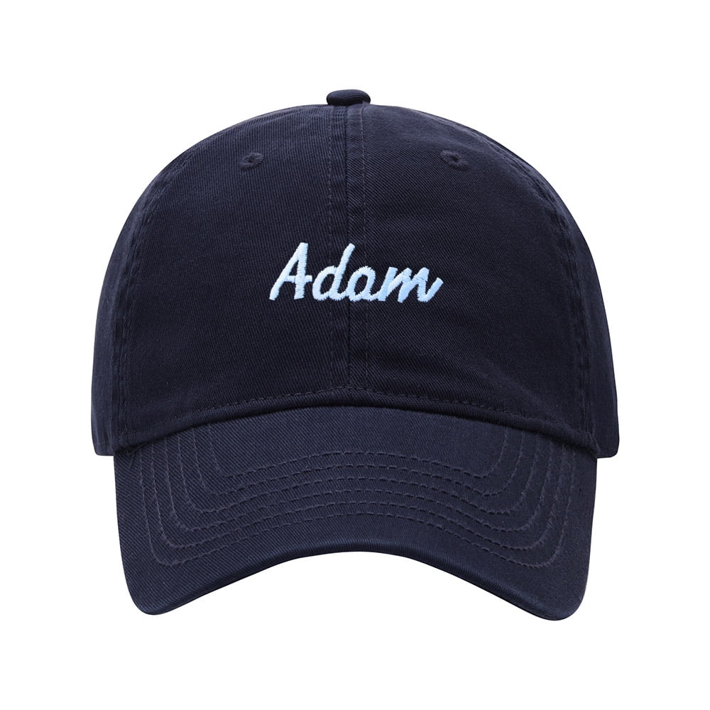 Baseball Cap Men Name Adam Gift Embroidered Washed Cotton Dad Hat ...
