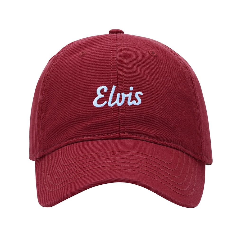 Baseball Cap Men Name Elvis Gift Embroidered Washed Cotton Dad Hat ...