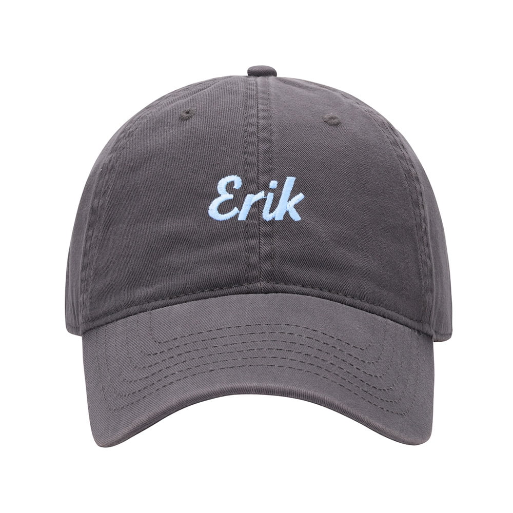 Baseball Cap Men Name Erik Gift Embroidered Washed Cotton Dad Hat ...