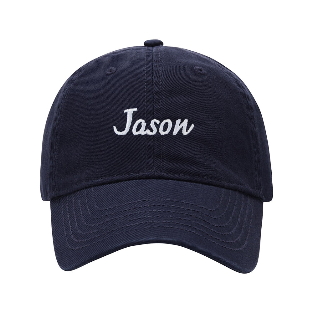 Baseball Cap Men Name Jason Gift Embroidered Washed Cotton Dad Hat ...