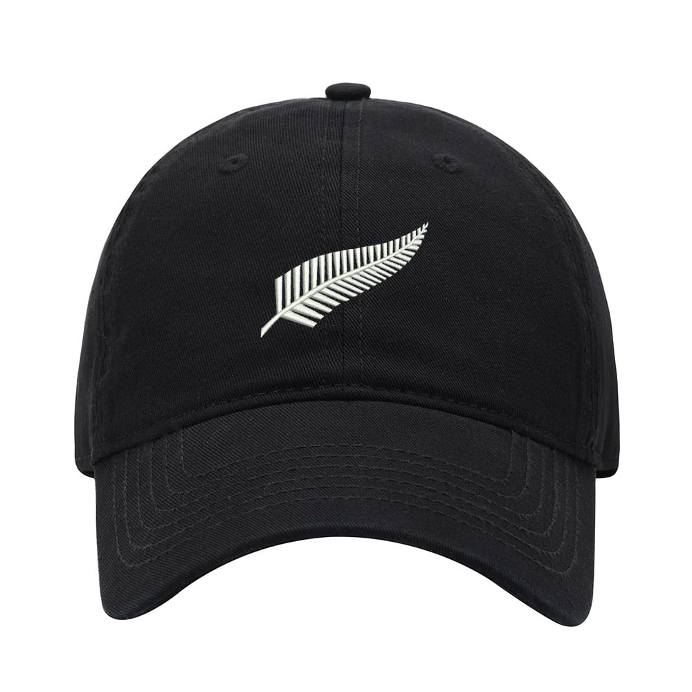 Baseball Cap Men New Zealand Silver Fern Embroidered Washed Cotton Dad ...